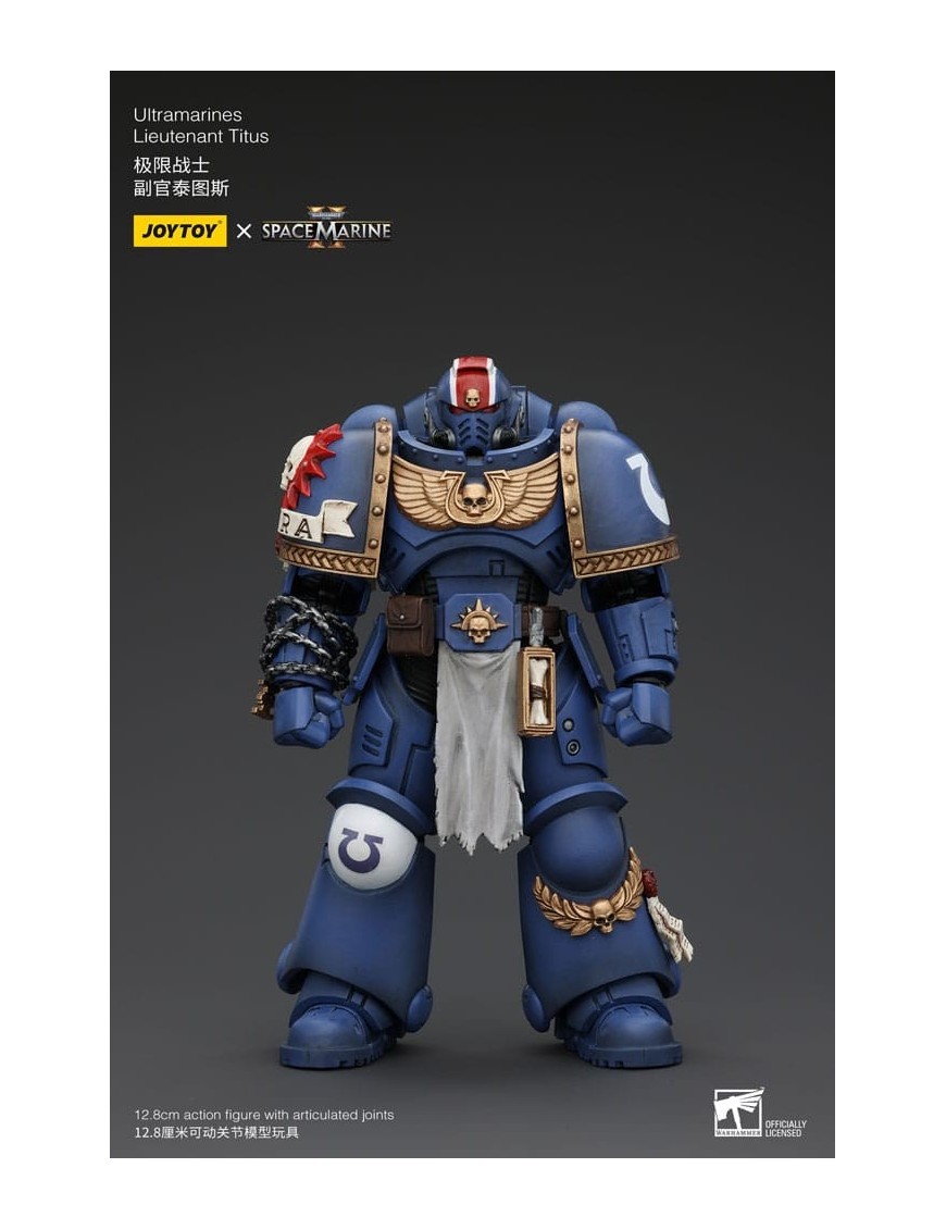 Joy Toy Warhammer 40,000 Space Marine 2 Ultramarines Lieutenant Titus